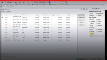 Block Attribute Manager | DraftSight