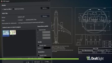 PDF Import | DraftSight